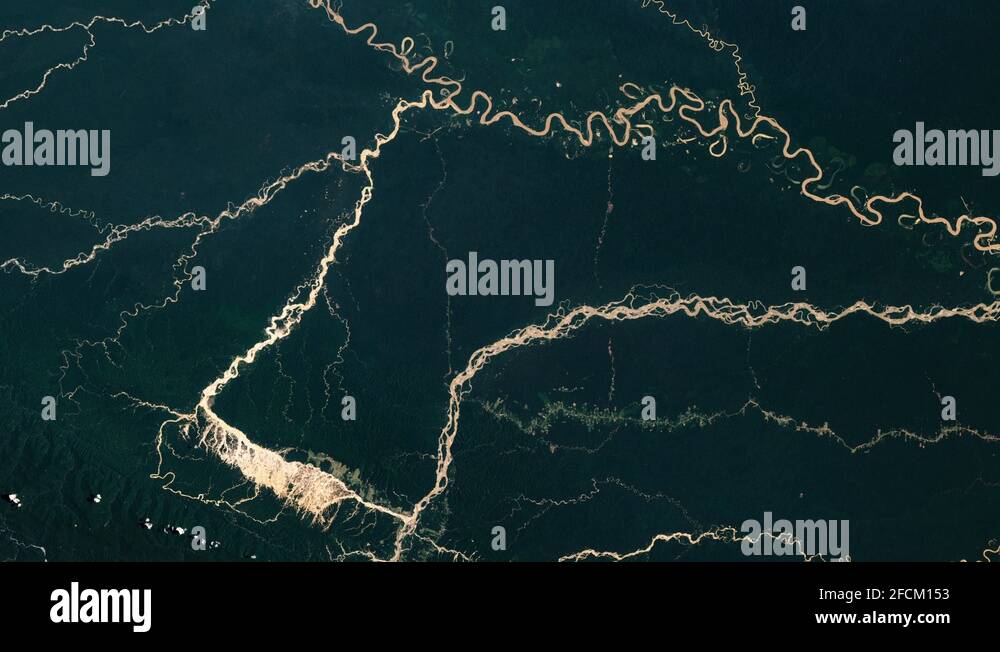 Amazon rainforest satellite Stock Videos & Footage - HD and 4K Video ...