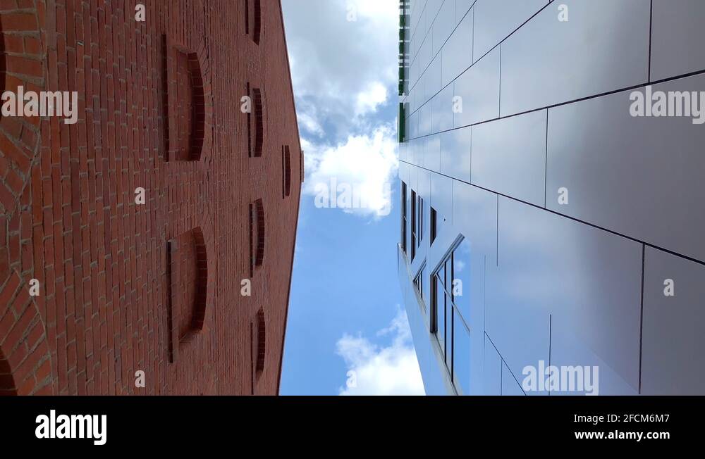 Blue sky and side of modern building Stock Videos & Footage - HD and 4K ...