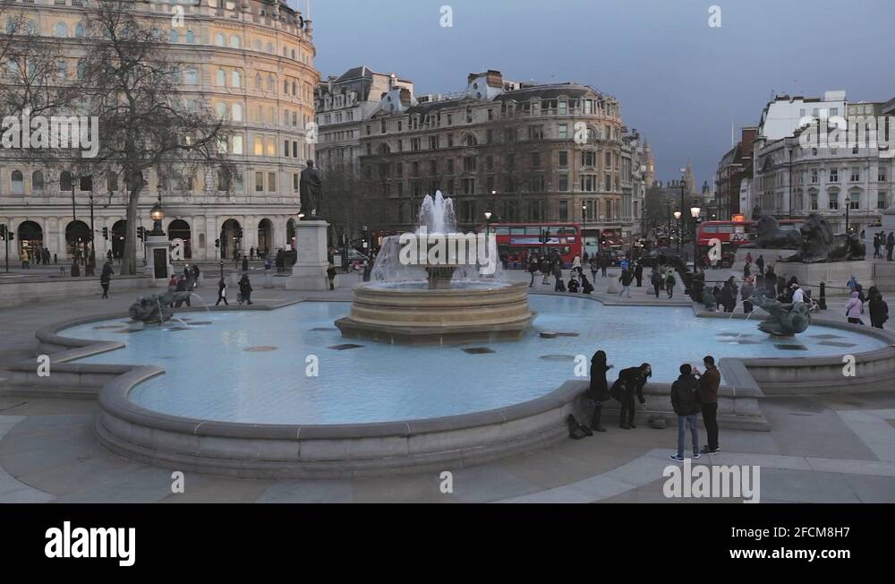 Trafalgar square fountain Stock Videos & Footage - HD and 4K Video ...