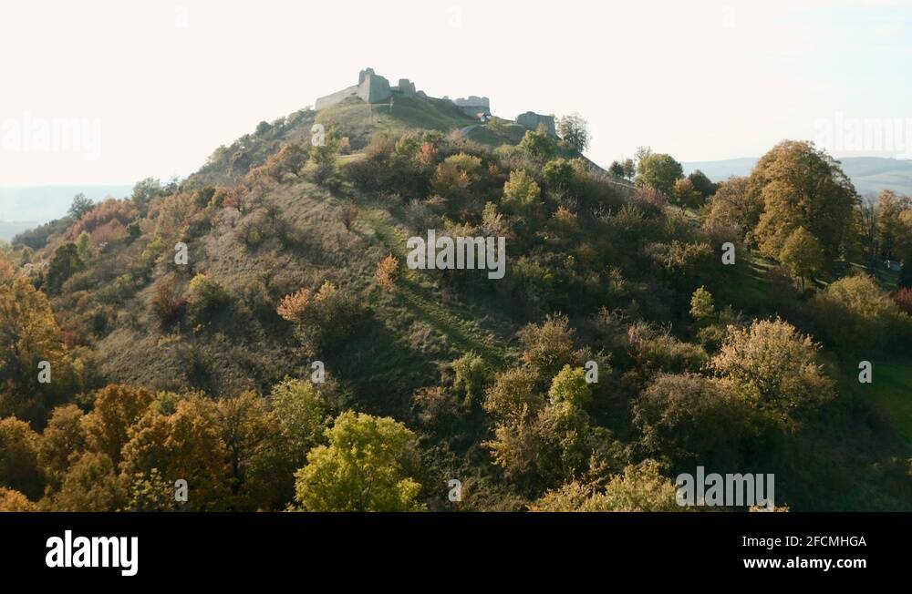 Castle ruin on hill about the village Stock Videos & Footage - HD and ...