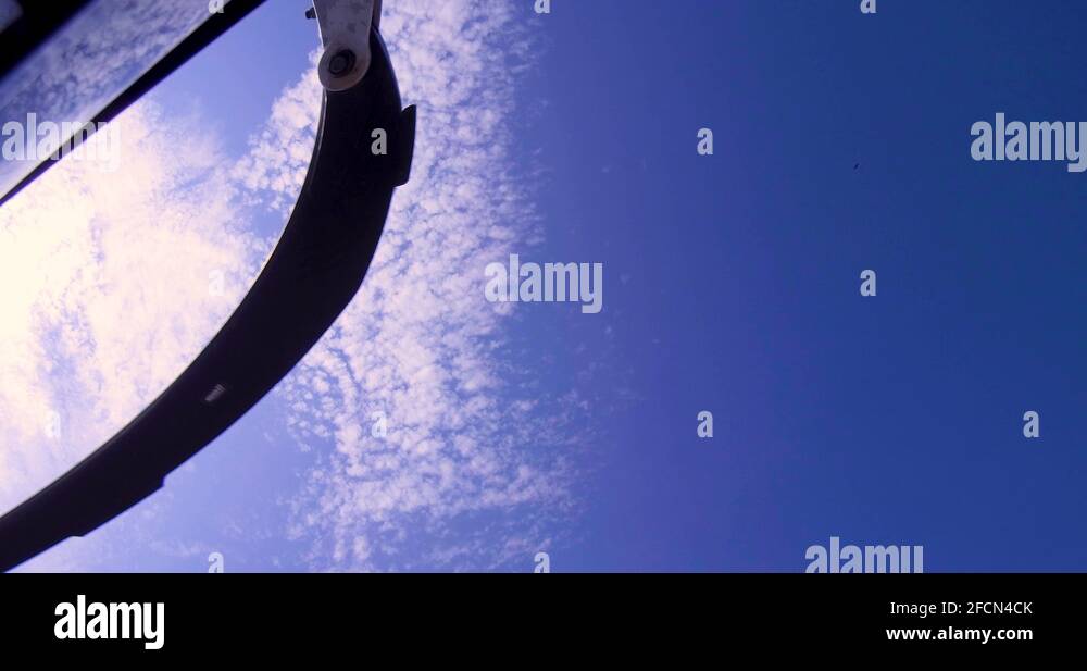 Helicopter starting engine in the airport Stock Video Footage - Alamy