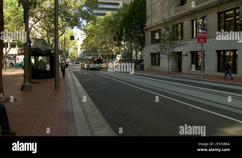 Downtown portland oregon bus Stock Videos & Footage - HD and 4K Video ...