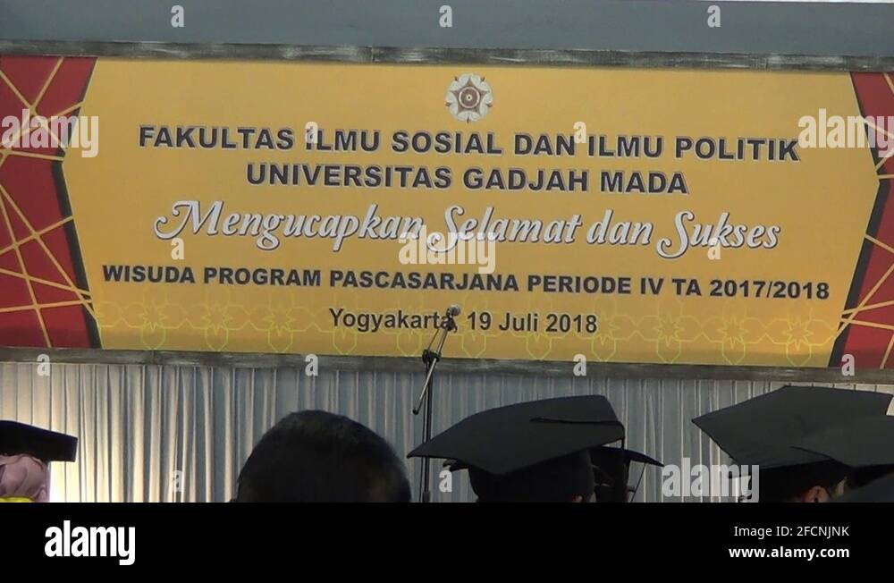 Bachelor graduation with a master's degree at Gadjah Mada University ...