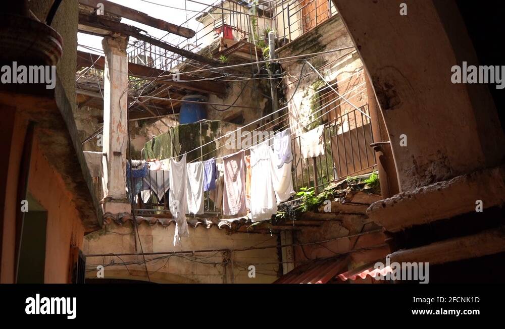 Washing line and building exterior Stock Videos & Footage - HD and 4K ...