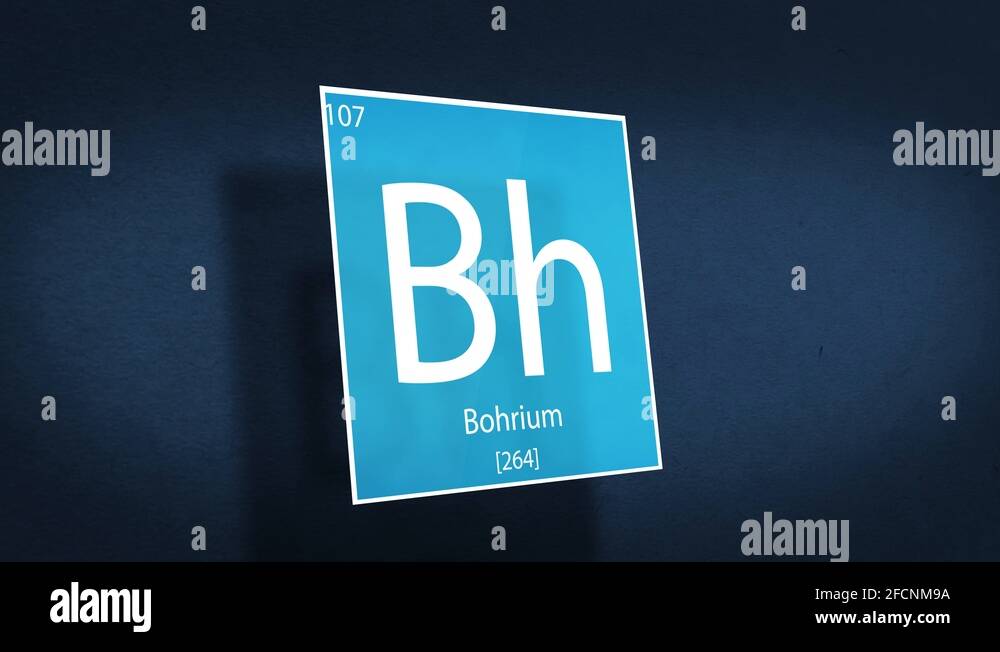 Periodic Table of Elements Cinematic Animated Series - Element Bohrium ...