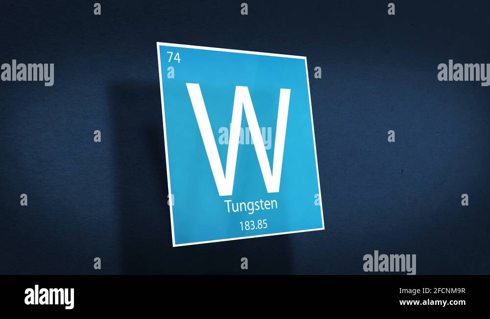 Periodic Table of Elements Cinematic Animated Series - Element Tungsten ...