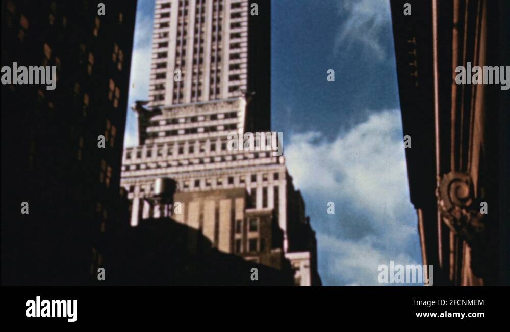 EMPIRE STATE BUILDING Skyscraper NYC 1950s (Vintage Film Home Movie ...