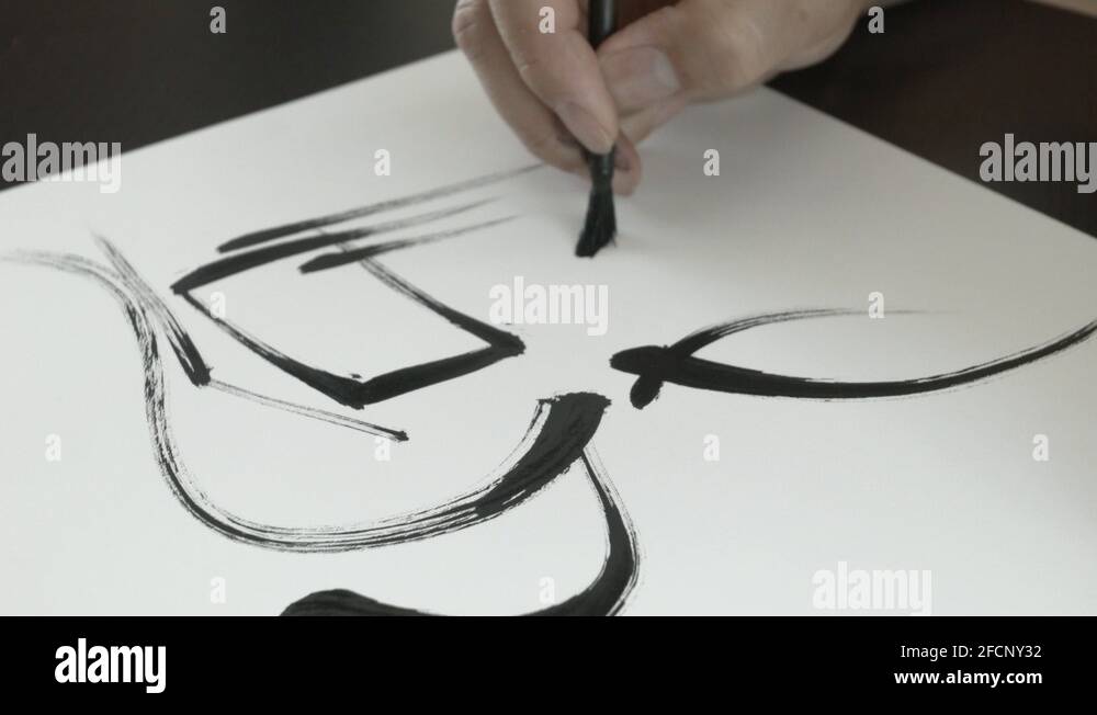 Traditional eastern calligraphy Stock Videos & Footage - HD and 4K ...