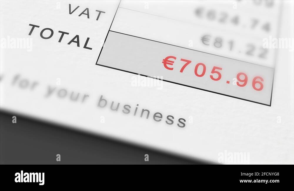 Vat tax receipt Stock Videos & Footage - HD and 4K Video Clips - Alamy