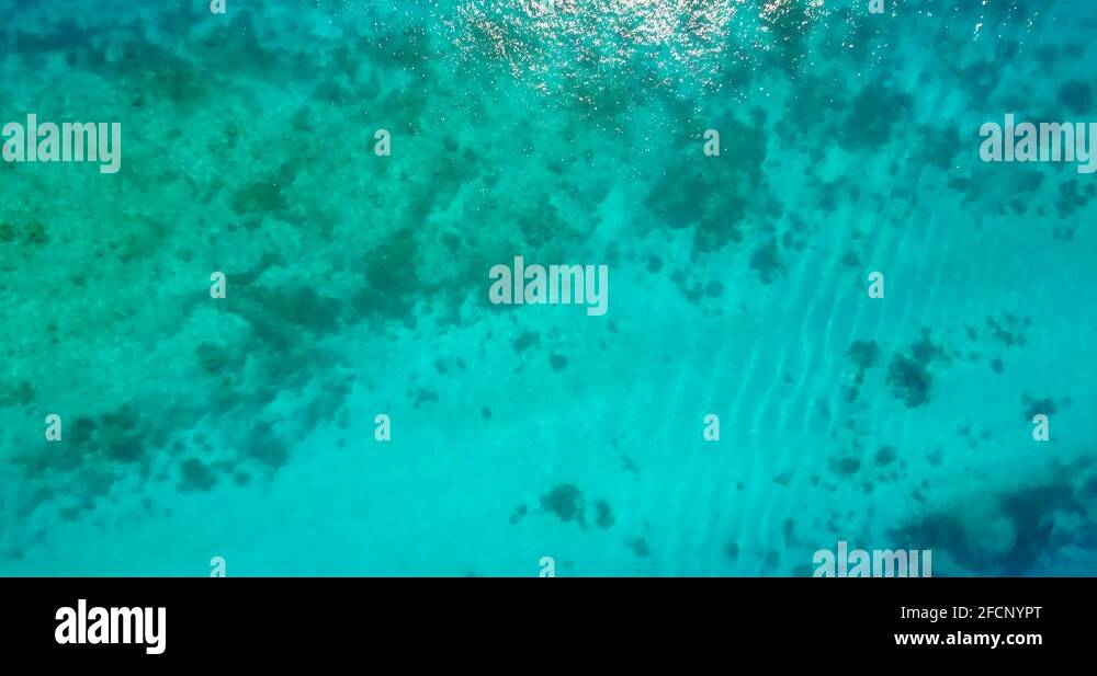 tropical sea water ocean texture, Jamaica coral reef system - Caribbean ...