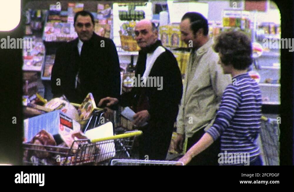 Shoppers supermarket retro Stock Videos & Footage - HD and 4K Video ...