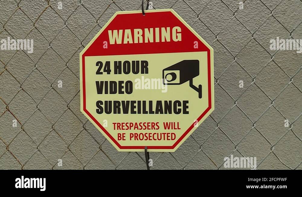 Video surveillance sign Stock Videos & Footage - HD and 4K Video Clips ...