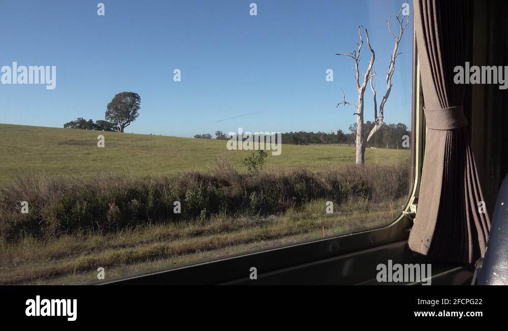 Old train carriage window 1970's Australia Stock Video Footage - Alamy