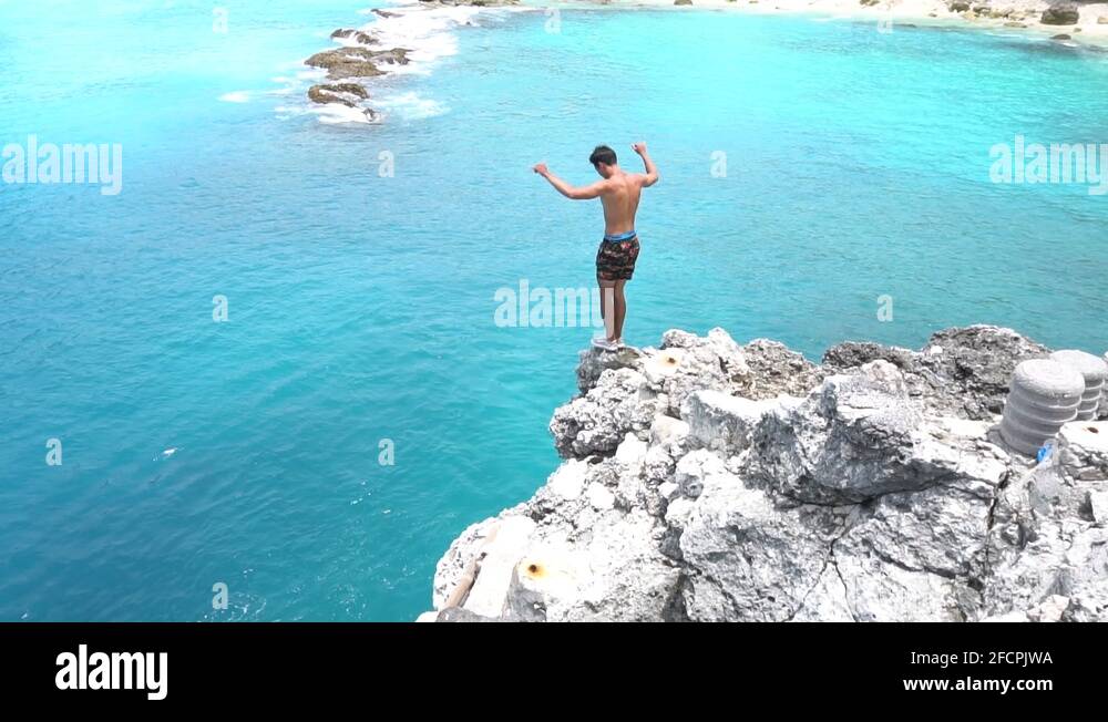 Gainer cliff jump Stock Videos & Footage - HD and 4K Video Clips - Alamy