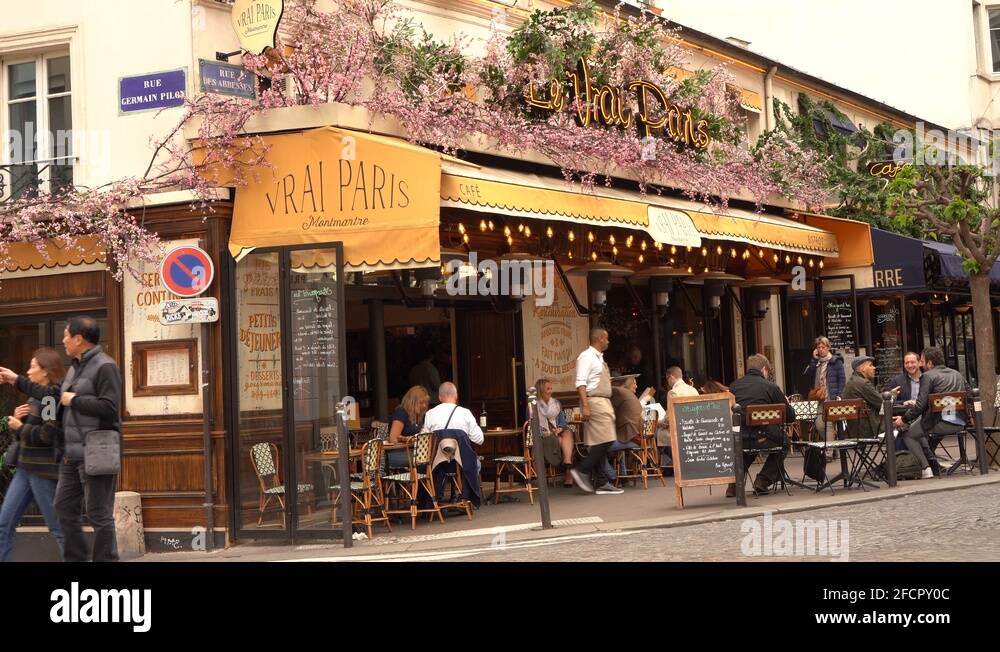 Busy cafe people sitting outside coffee shop Stock Videos & Footage ...
