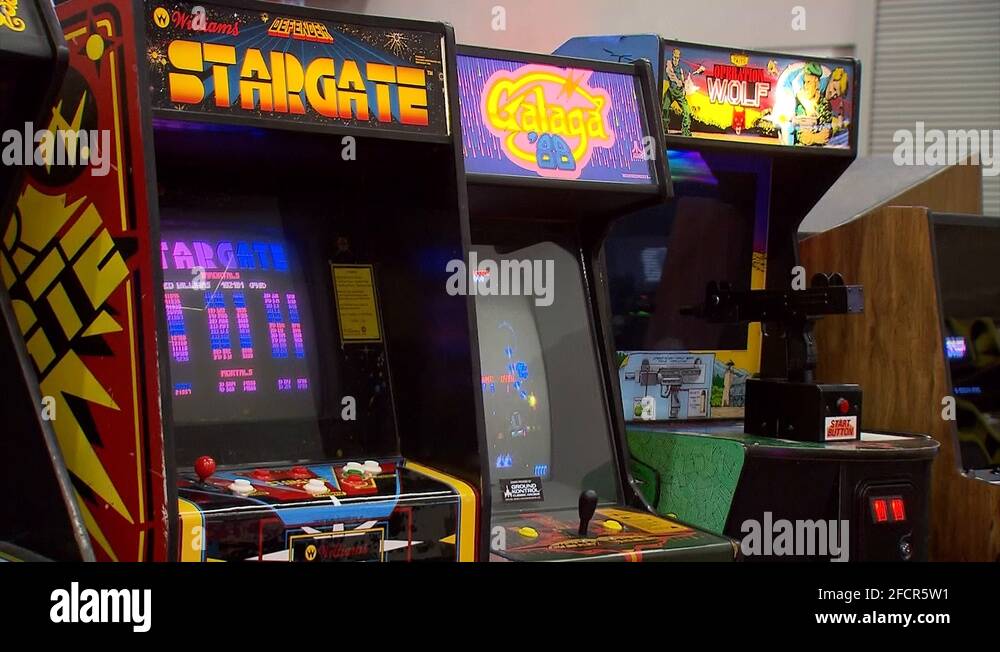 Galaga arcade Stock Videos & Footage - HD and 4K Video Clips - Alamy