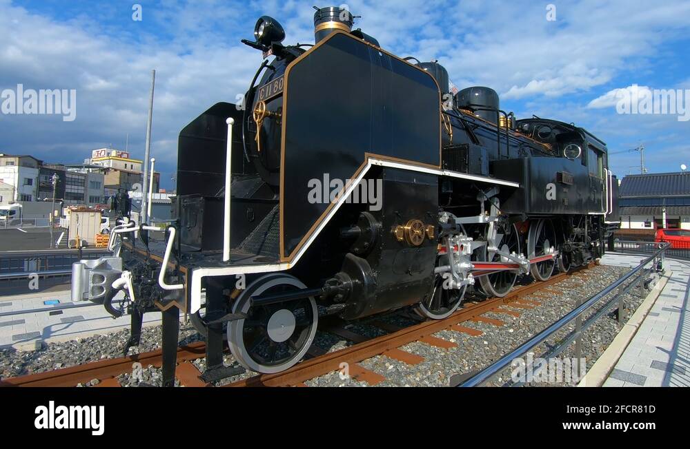 Japanese steam special Class C11 tank locomotive in Okayama. Built by ...