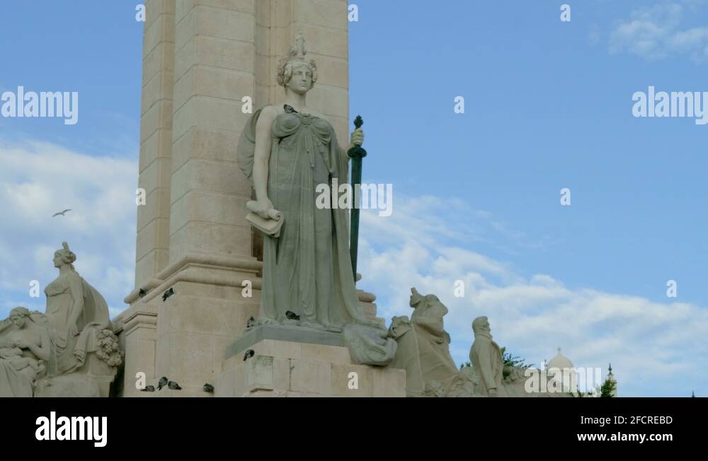 Monument to the cortes of cadiz Stock Videos & Footage - HD and 4K ...