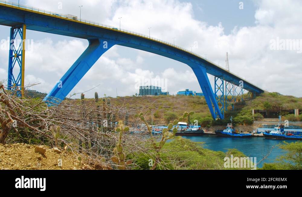 Queen juliana bridge curacao Stock Videos & Footage - HD and 4K Video ...