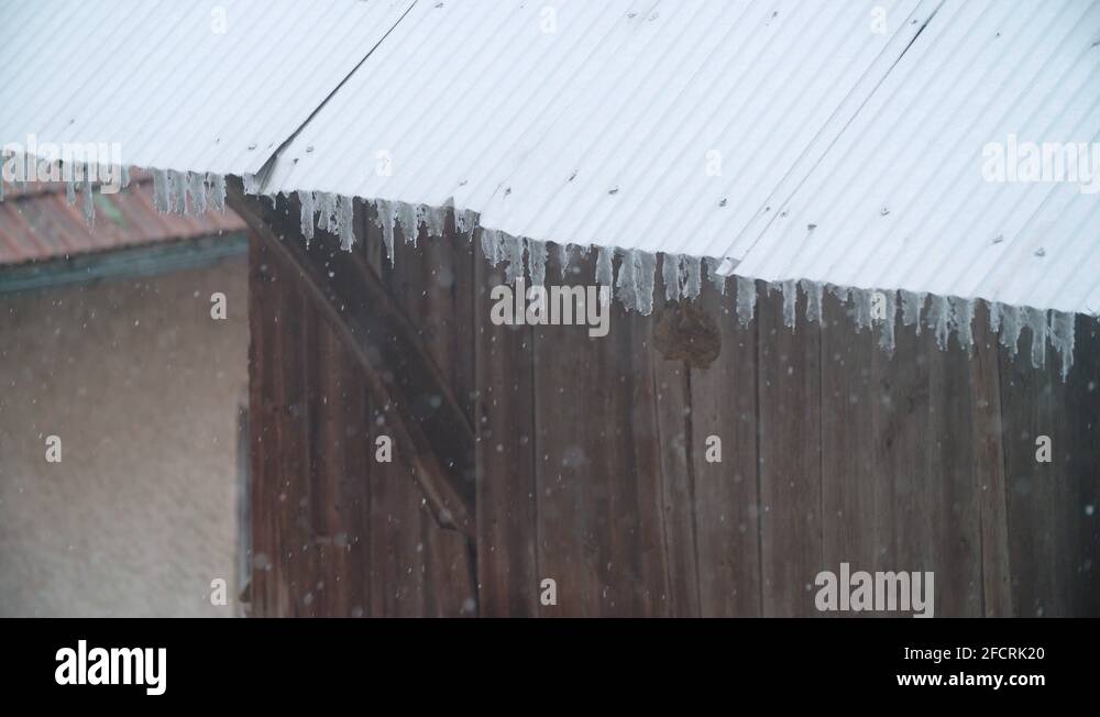 Ice snow drip from roof Stock Videos & Footage - HD and 4K Video Clips ...
