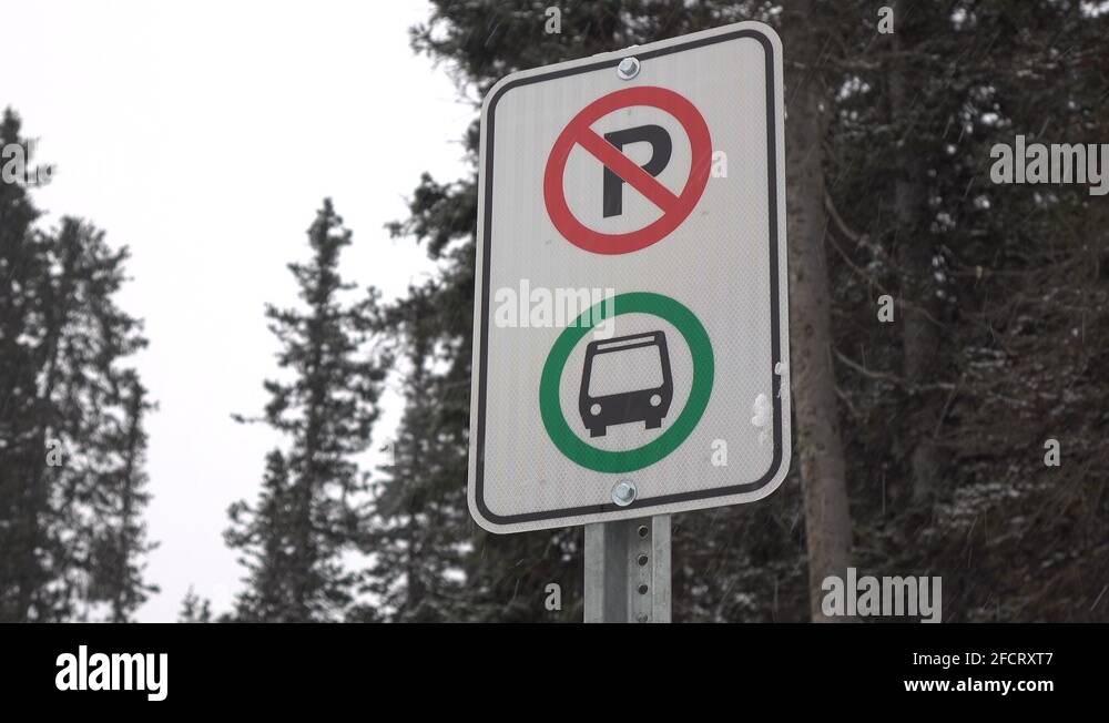 No parking at bus stop sign Stock Videos & Footage - HD and 4K Video ...