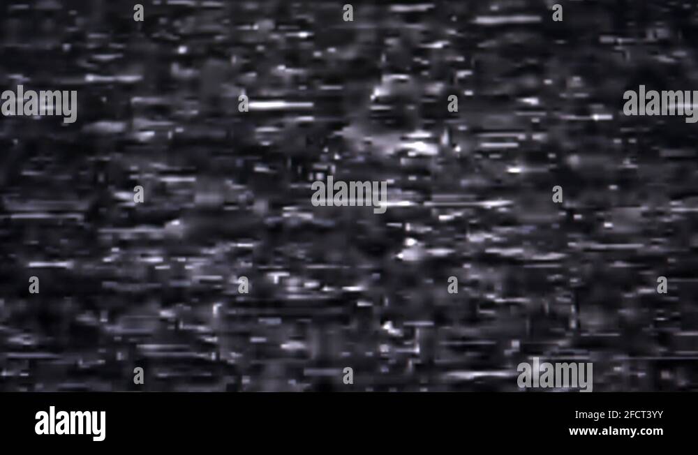 Lost signal VHS glitches and static noise color background with light ...