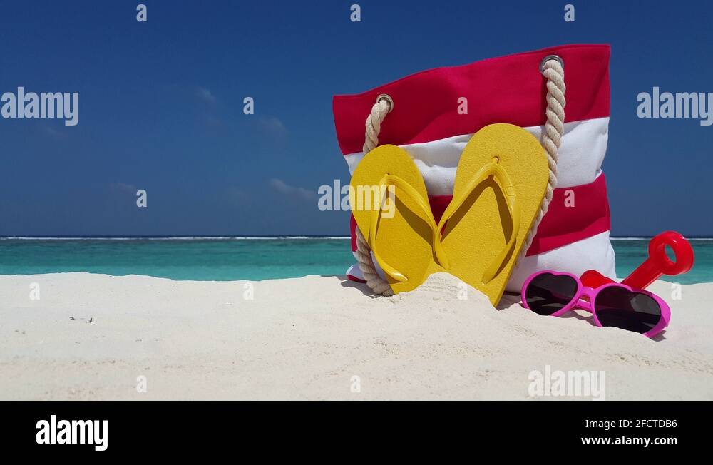 Bright pink beach slippers Stock Videos & Footage - HD and 4K Video ...