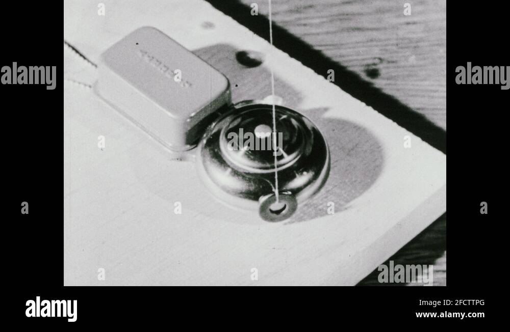 1930s: UNITED STATES: bell attached to board. Ringing sound causes ...