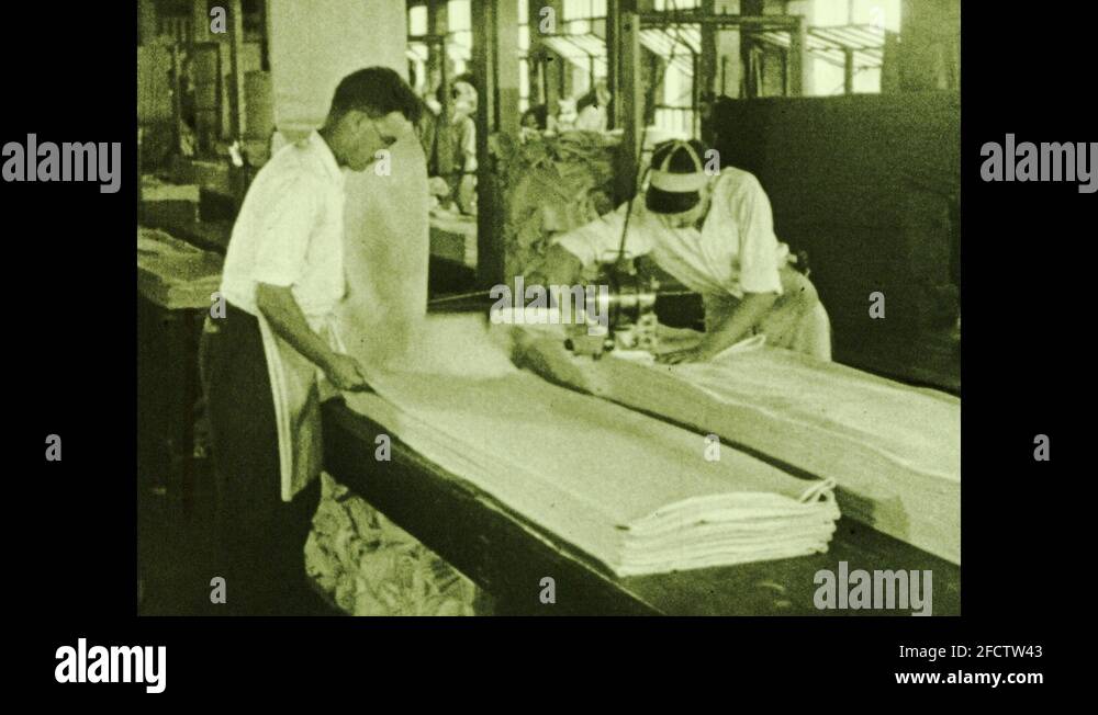 Textile factory workers machines Stock Videos & Footage - HD and 4K ...