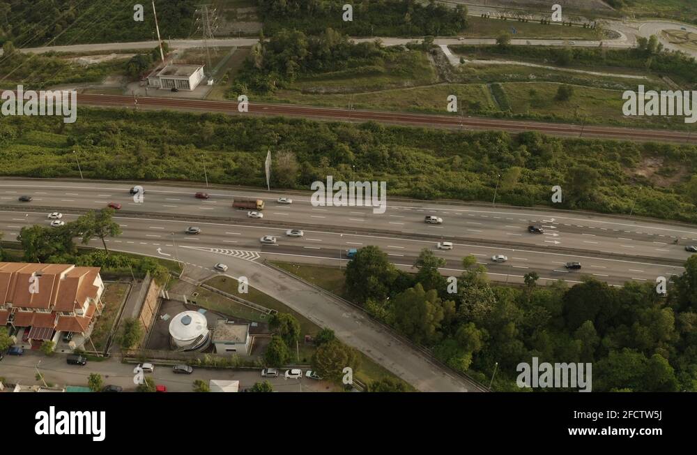 South Klang Valley Expressway, Putrajaya, Malaysia Stock Video Footage ...