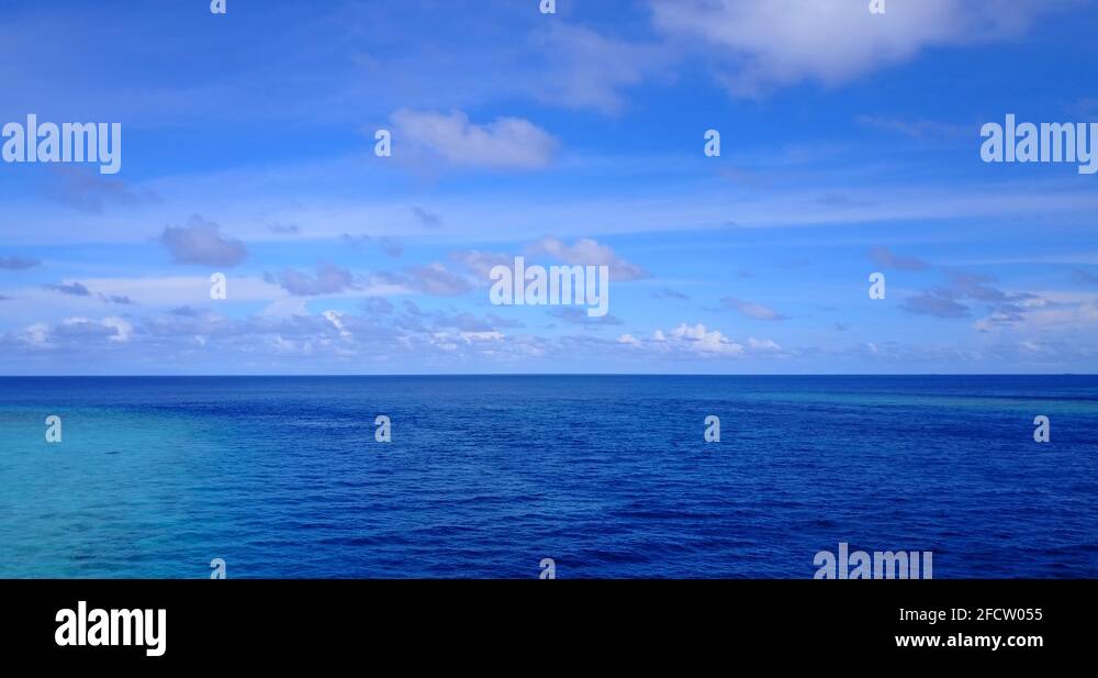 Background Shot Of Open Ocean Great Barrier Reef Coral Pacific Ocean ...