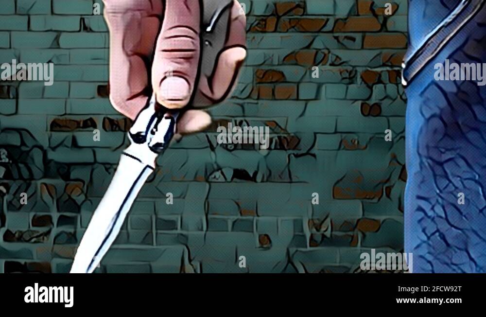 Knife crime cartoon Stock Videos & Footage - HD and 4K Video Clips - Alamy