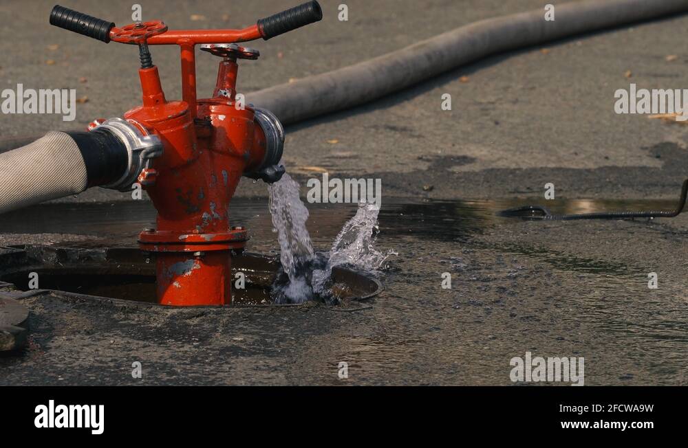 Fire hydrant for fire fighting water supply Stock Videos & Footage - HD ...