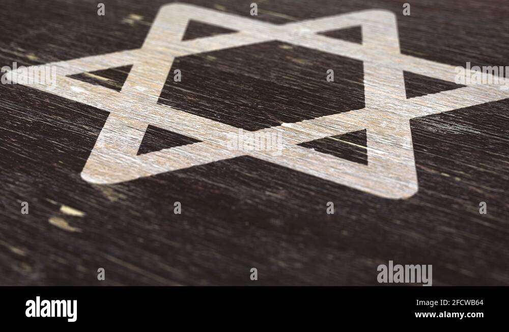 Star Of David / Magen - Jewish Symbol. 1080p, 60fps Stock Video Footage ...