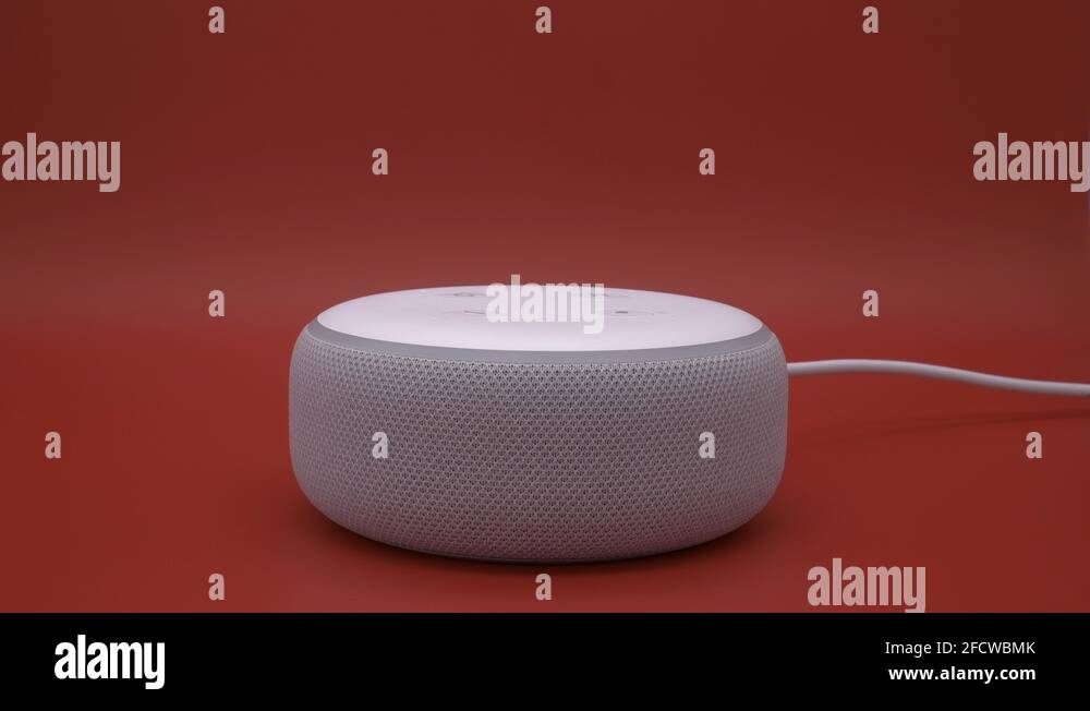 Alexa smart home assistant isolated Stock Videos & Footage - HD and 4K ...