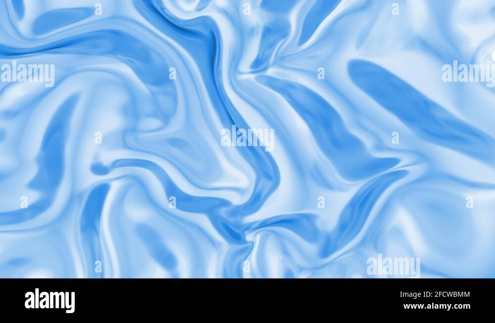 Blue 3d fabric animation. Realistic render of cloth simulation with ...