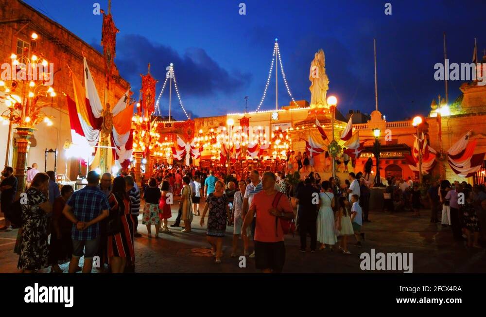 Video from Malta, Siggiewi, Feast of St. Nicholes celebration. People ...