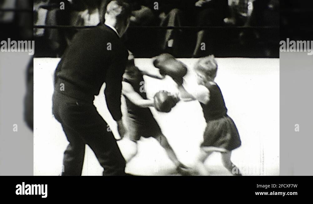 1930s Children Boys Fight Coach Box Boxing Ring Match Sport Vintage ...