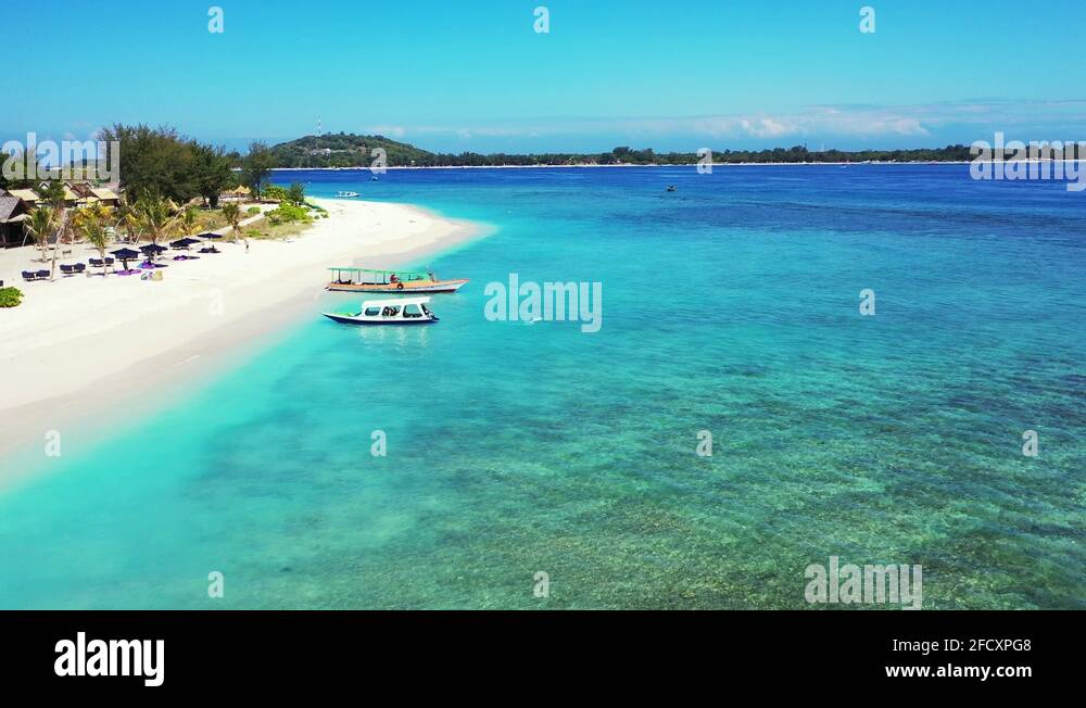 Island In Vanuatu - Coral Reefs Under The Shallow Aqua Blue Ocean Water ...