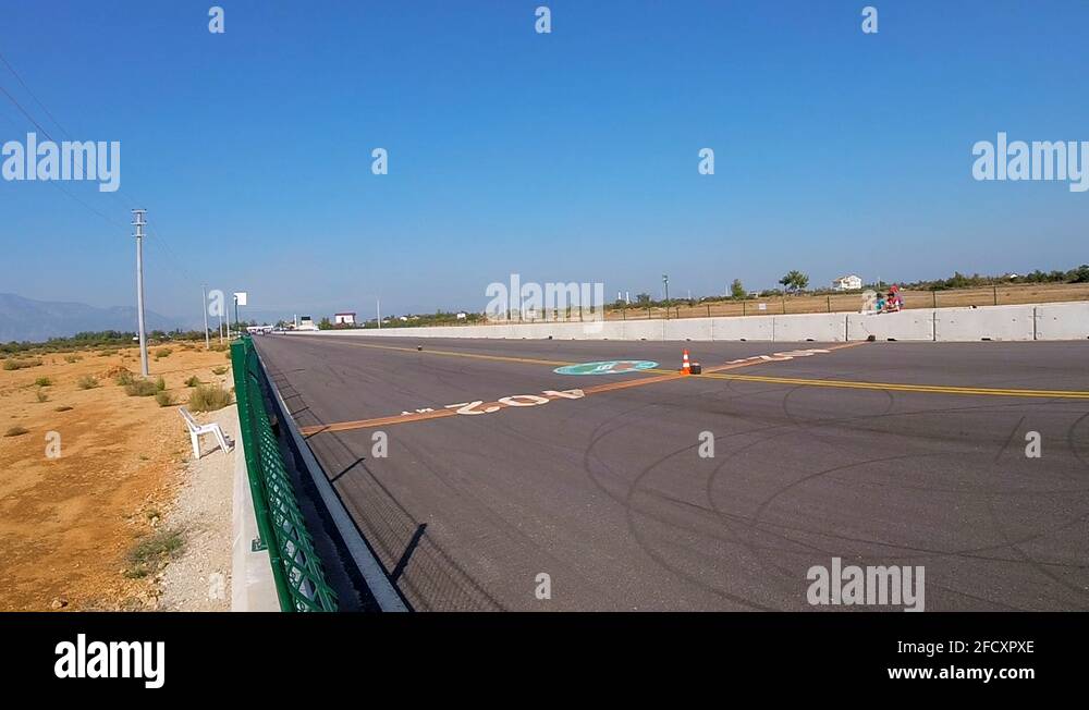 Motorbikes drag race speed circuit Stock Video Footage - Alamy