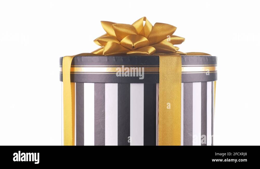 Gift wrapped parcel gold wrapping Stock Videos & Footage - HD and 4K ...