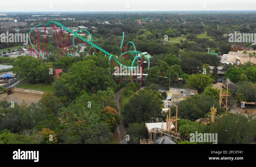 Kumba roller coaster theme park Stock Videos & Footage - HD and 4K ...