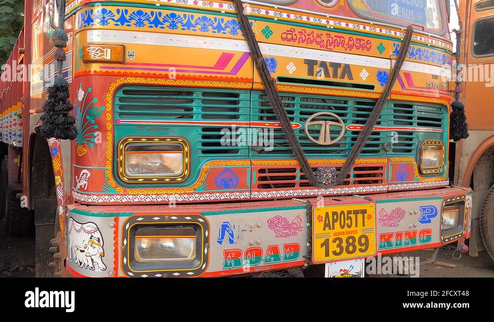 Handheld pan and tilt up over Road King AP and religious symbols Stock ...