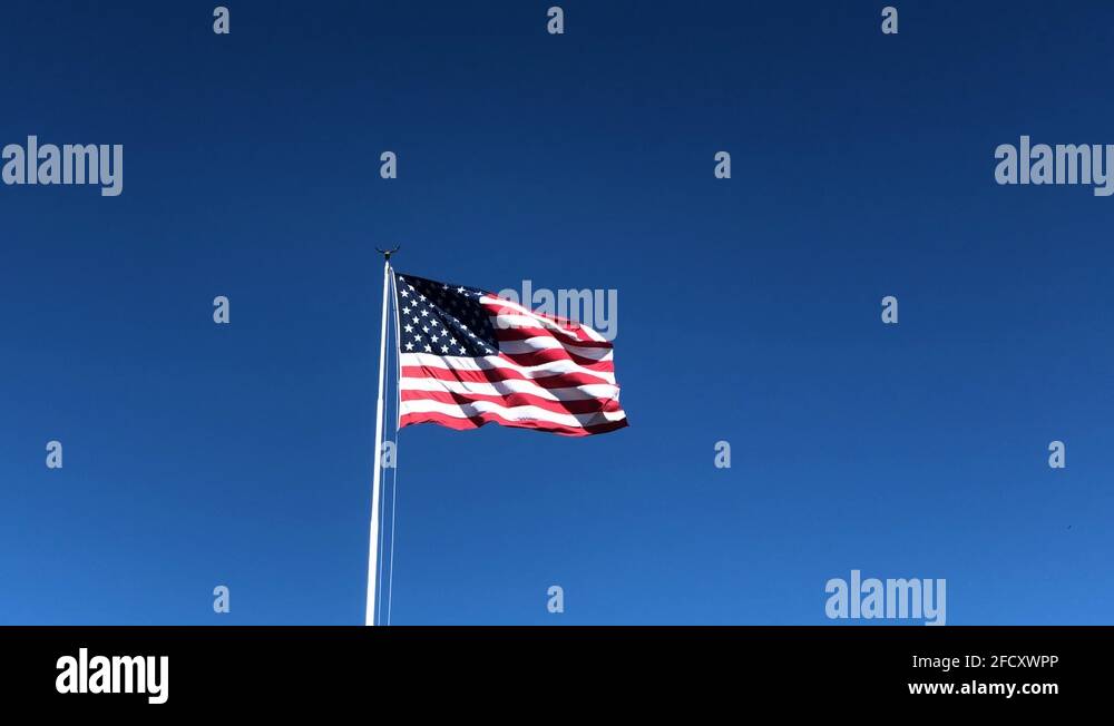 American flag flapping in Stock Videos & Footage - HD and 4K Video ...