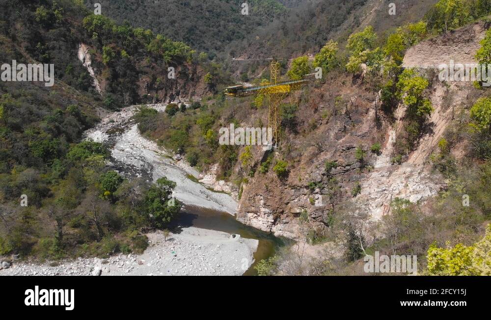 bungee jumping and flying fox at Rishikesh,Uttarakhand ,India Stock ...