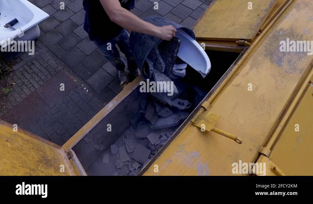 Demolition waste container Stock Videos & Footage - HD and 4K Video ...