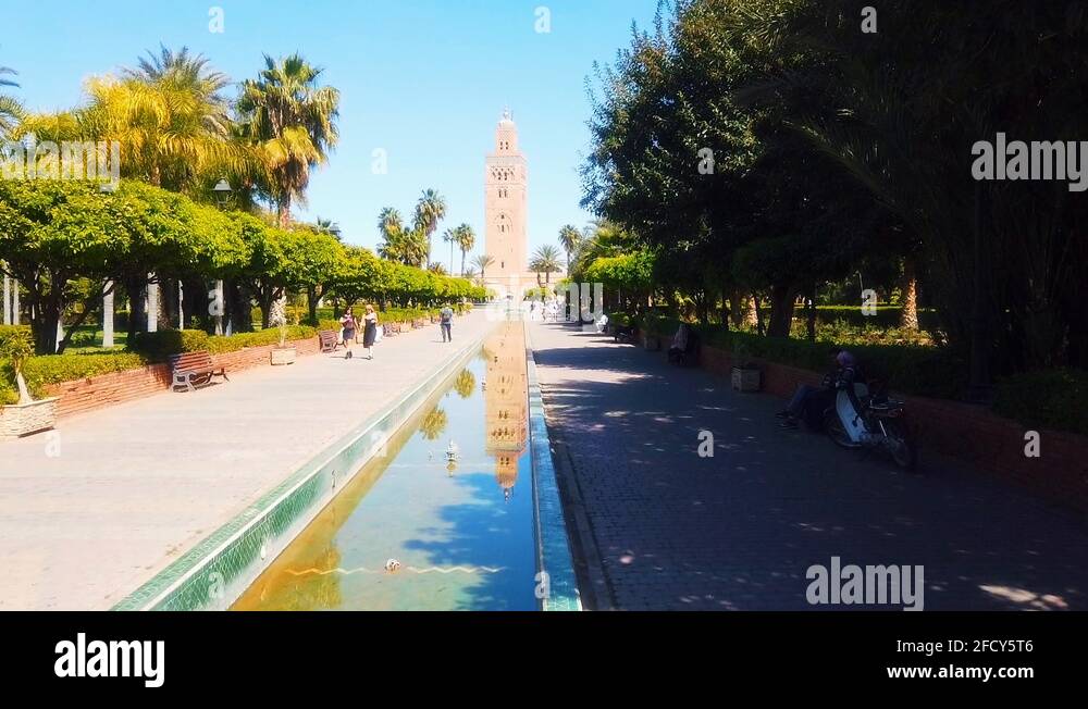 Koutoubia mosque minaret tower Stock Videos & Footage - HD and 4K Video ...