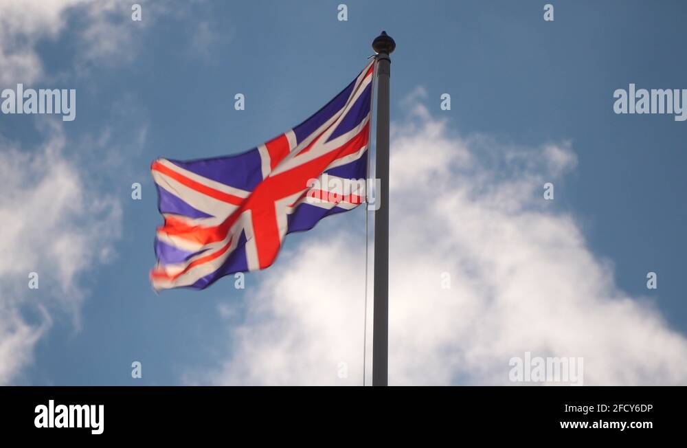 Union jack flag fluttering Stock Videos & Footage - HD and 4K Video ...