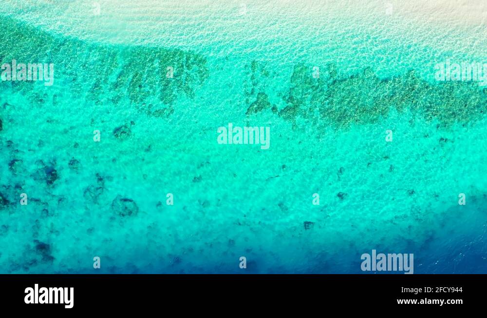 Samoan Island - Coral Reefs Seen Through Its Clear Turquoise Waters ...