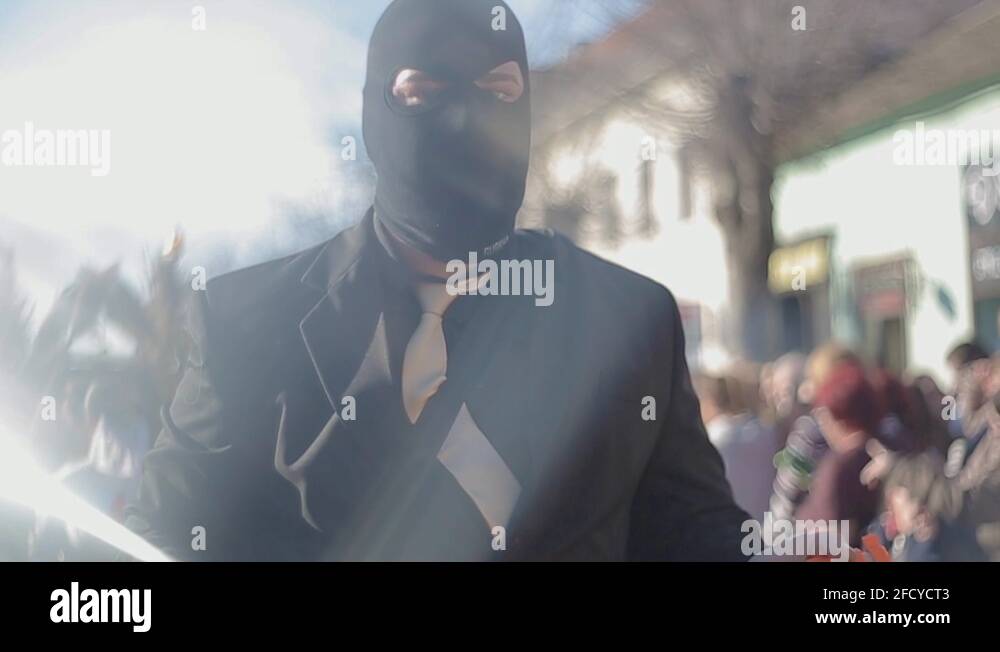 Man black ski mask Stock Videos & Footage - HD and 4K Video Clips - Alamy